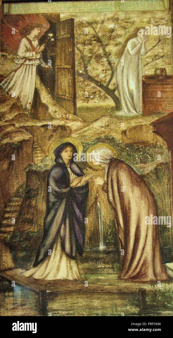Edward burne jones annunciation hi-res stock photography and images - Alamy