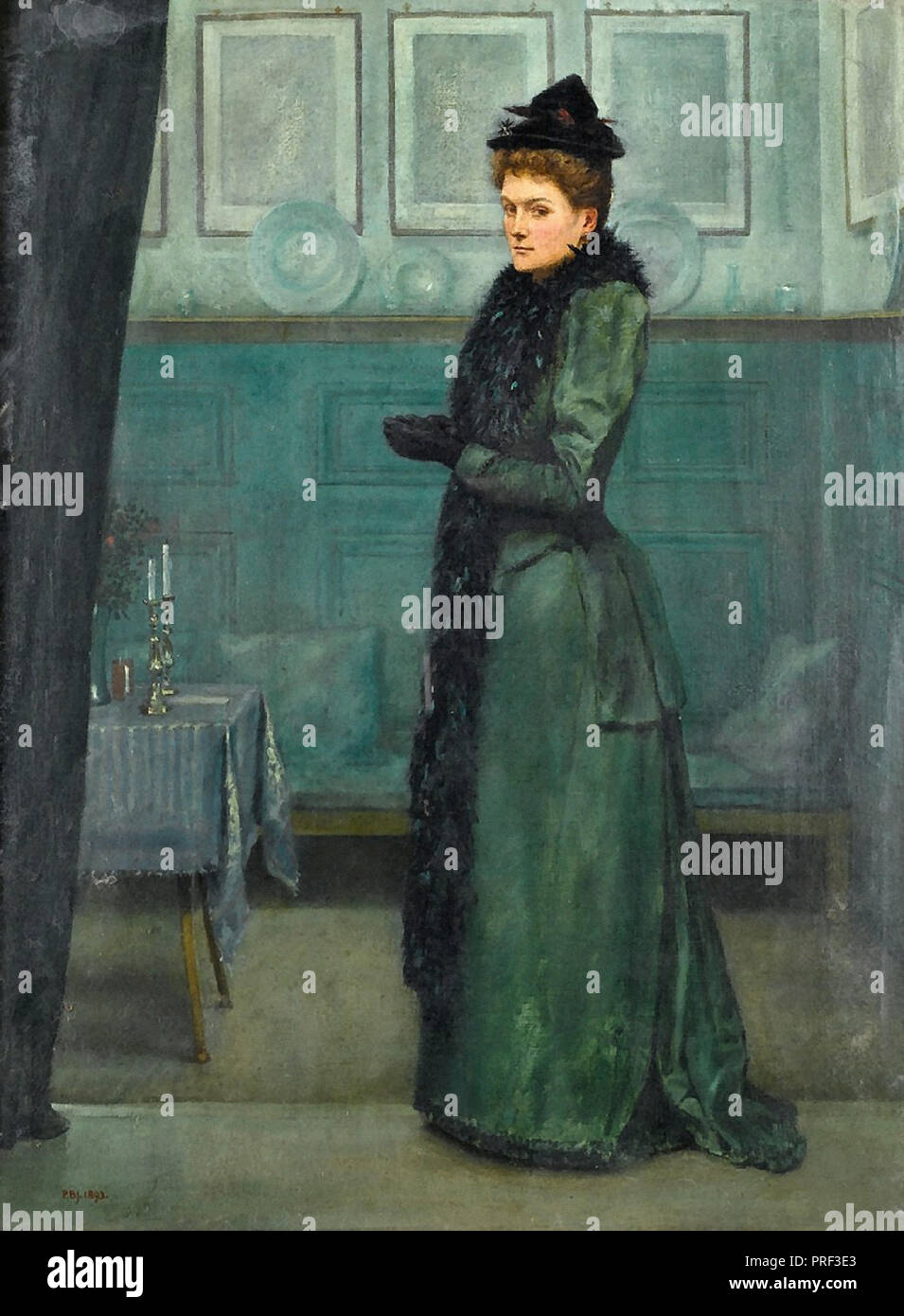 Burne-Jones Philip - the Visitor Stock Photo - Alamy
