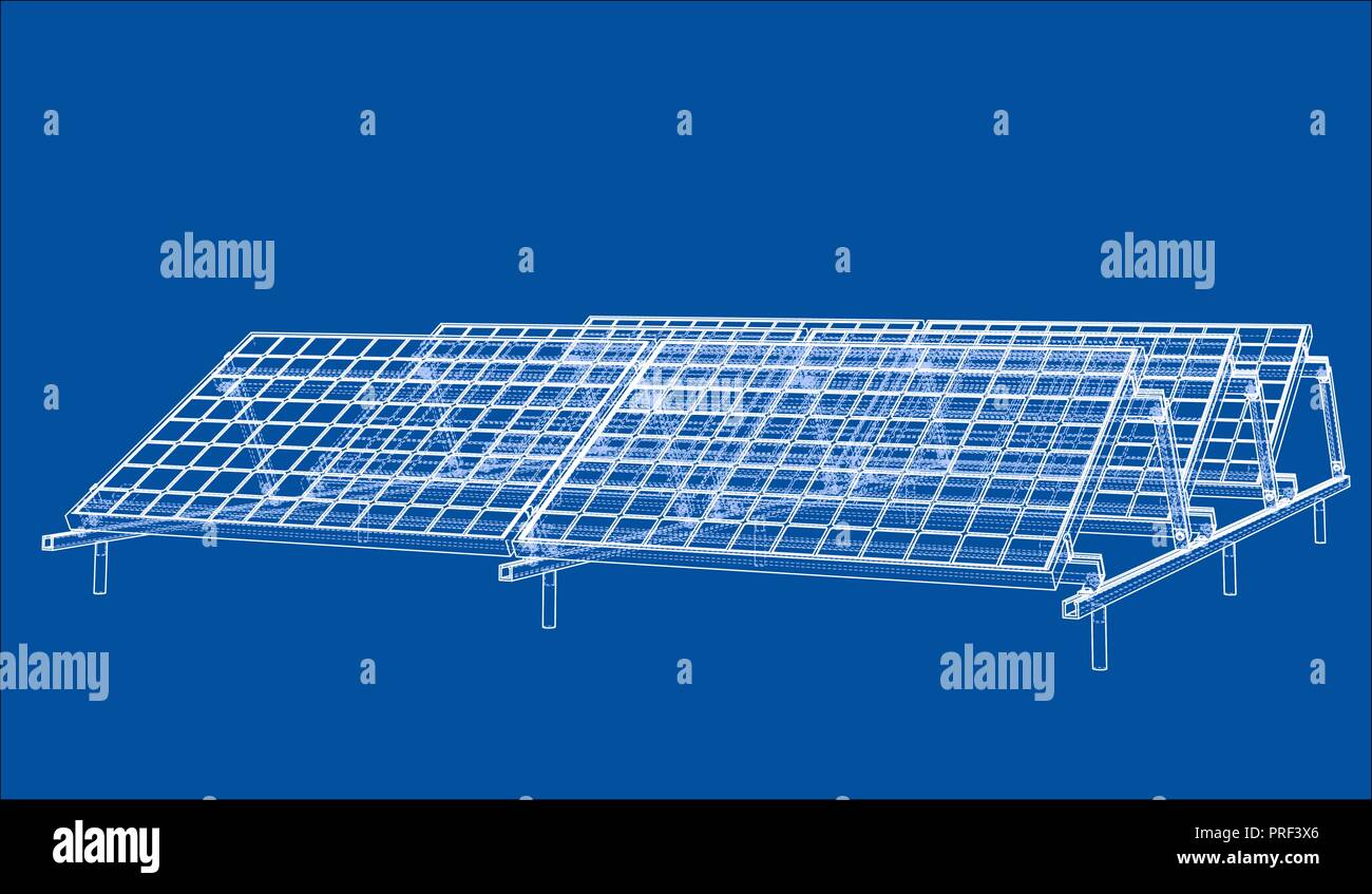 Solar Panel Concept Stock Vector Image & Art - Alamy