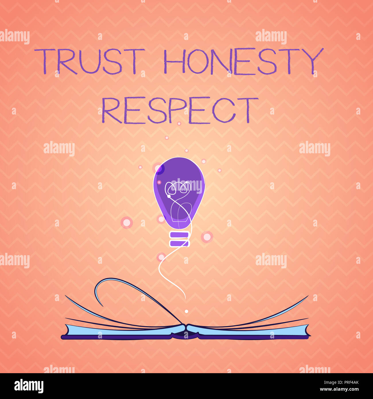 Text sign showing Trust Honesty Respect. Conceptual photo Respectable ...