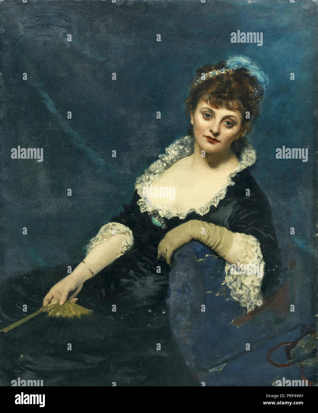 Carolus-Duran - Mrs Harry Vane Milbank Née Alice Sidonie Van Den Bergh ...