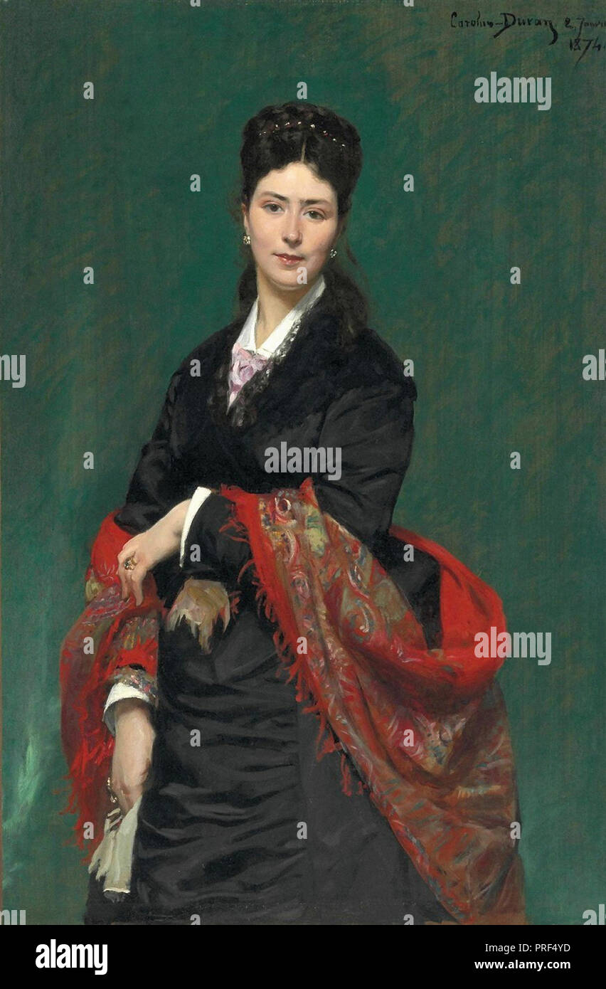 Carolus-Duran - Portrait of Madame Marie Clerc Stock Photo - Alamy
