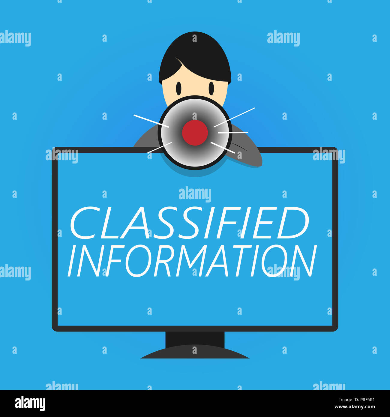 Writing note showing Classified Information. Business photo showcasing ...