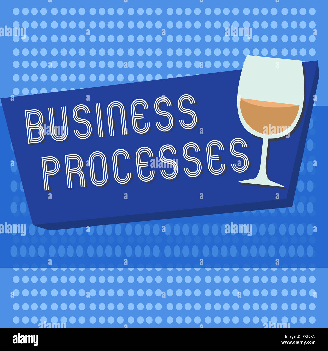 Handwriting text writing Business Processes. Concept meaning Methods ...