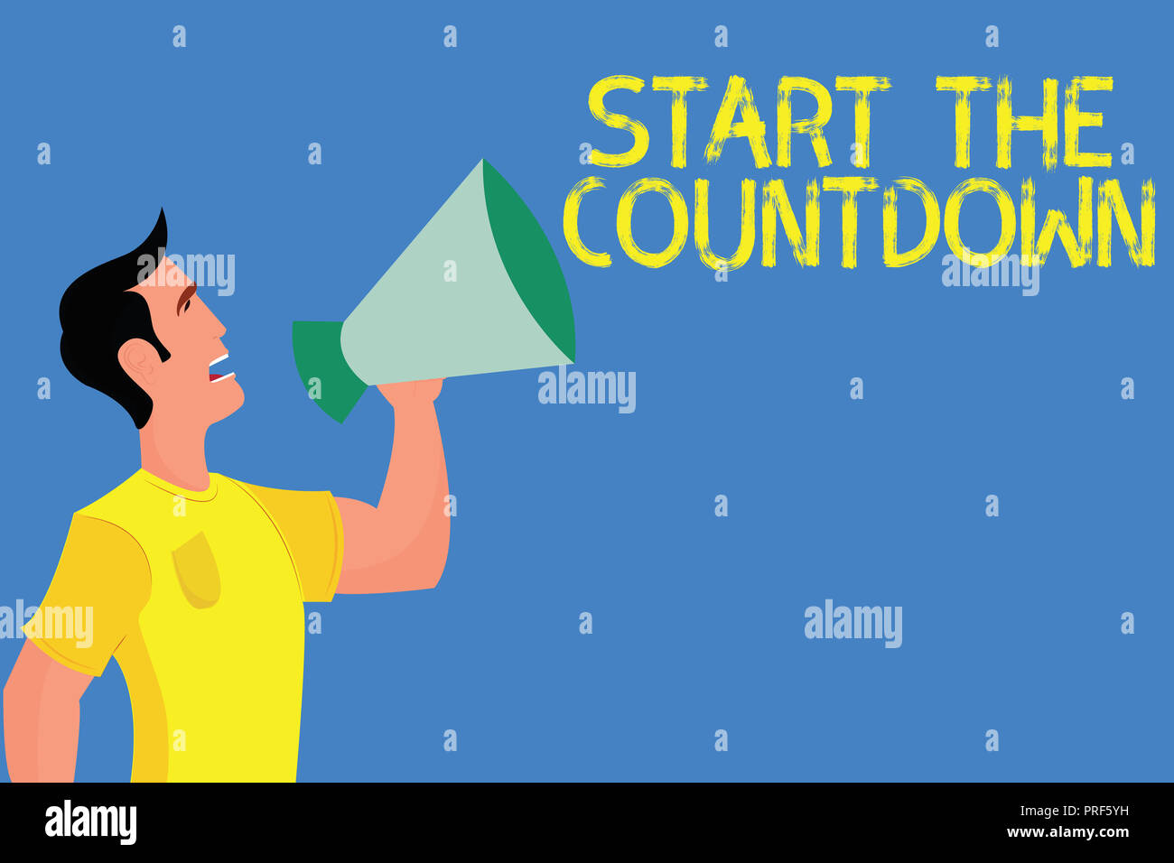 Word writing text Start The Countdown. Business concept for Sequence of ...