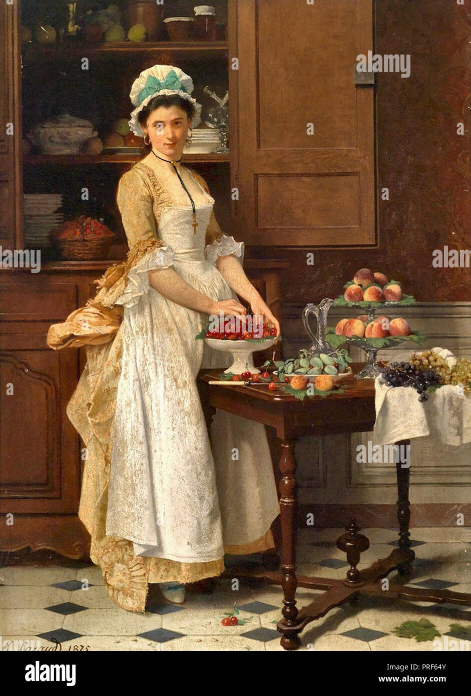 Caraud Joseph - the Cherry Girl Stock Photo - Alamy
