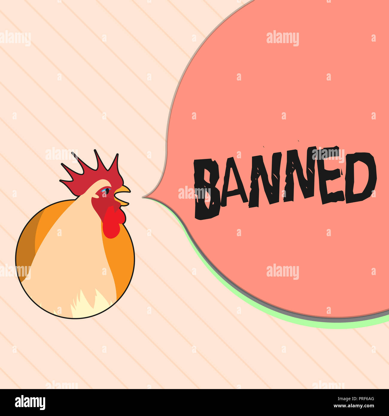 Word writing text Banned. Business concept for Officially prevent ...