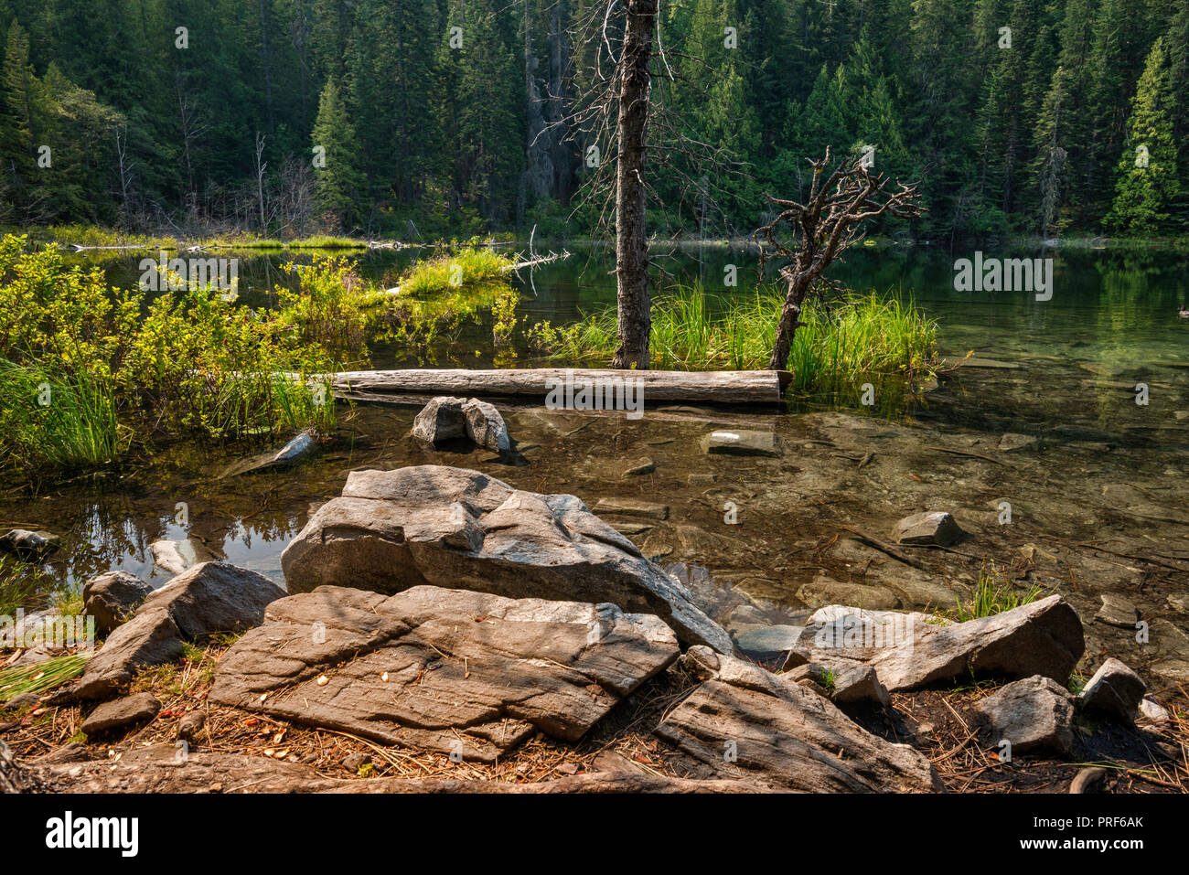 Hidden Lake, near Lake Wenatchee, Wenatchee National Forest, Central ...