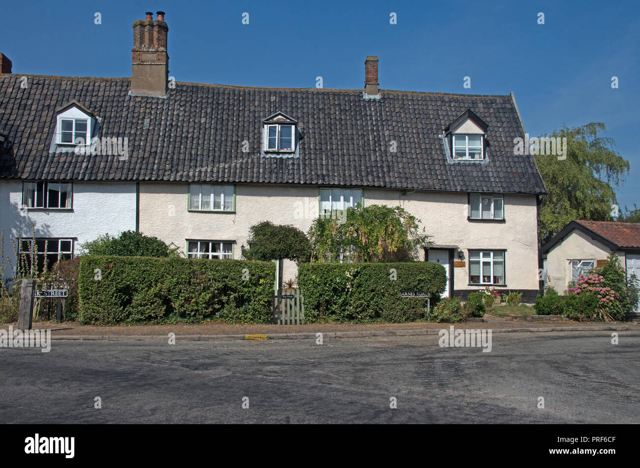 Pulham Market Village House Norfolk UK Stock Photo - Alamy