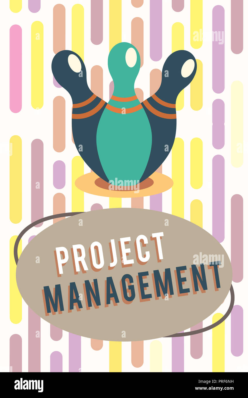 Text sign showing Project Management. Conceptual photo Application ...
