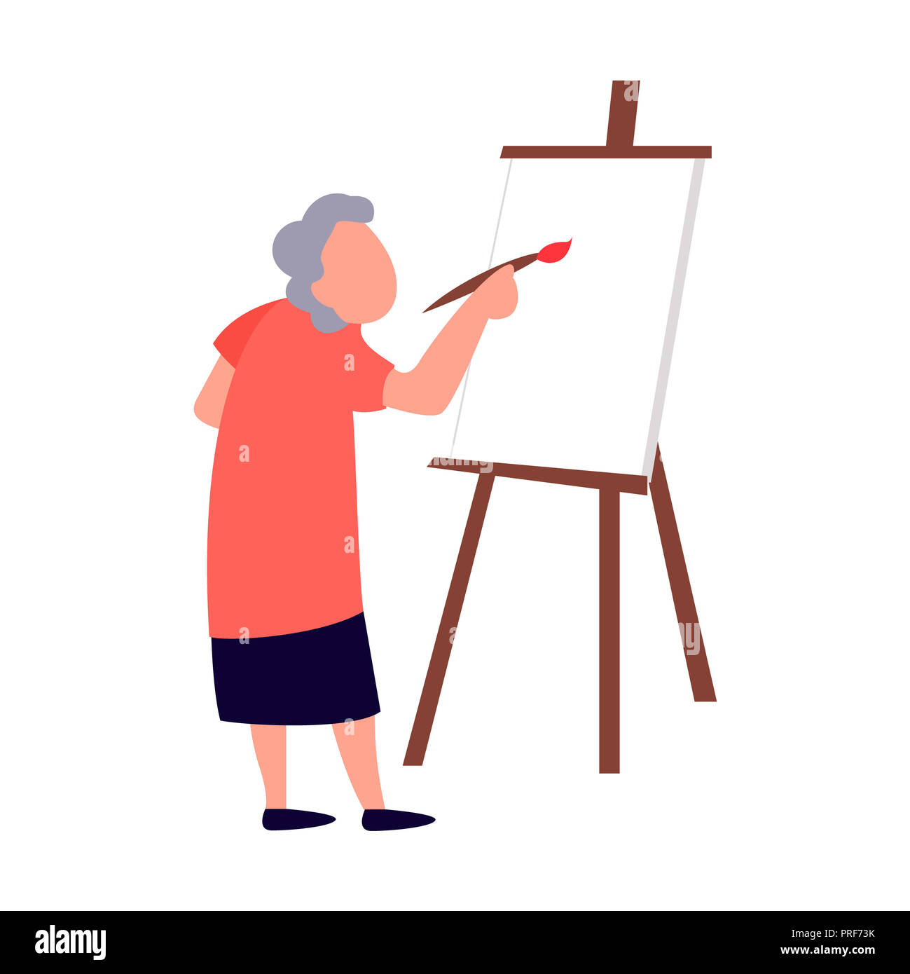 Adult art artwork class Cut Out Stock Images & Pictures - Alamy