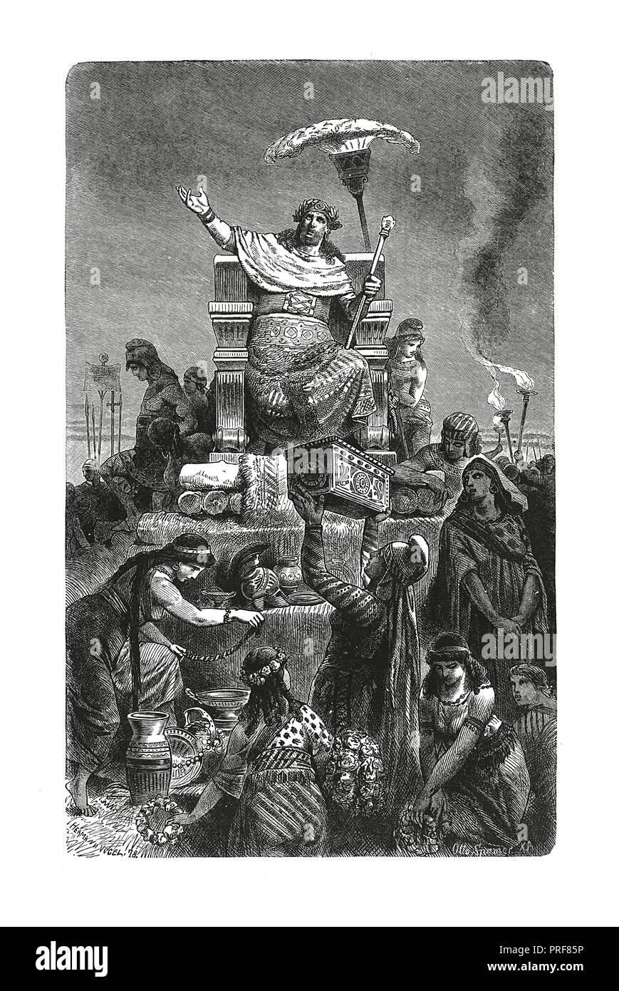 Jesus on the funeral pyre hi-res stock photography and images - Alamy