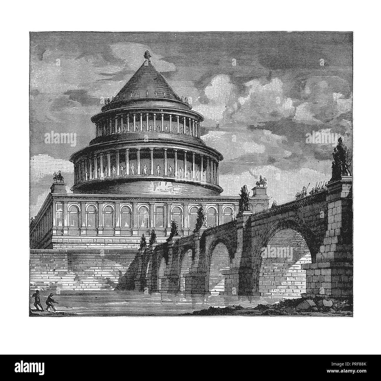 Mausoleum of hadrian monument Cut Out Stock Images & Pictures - Alamy