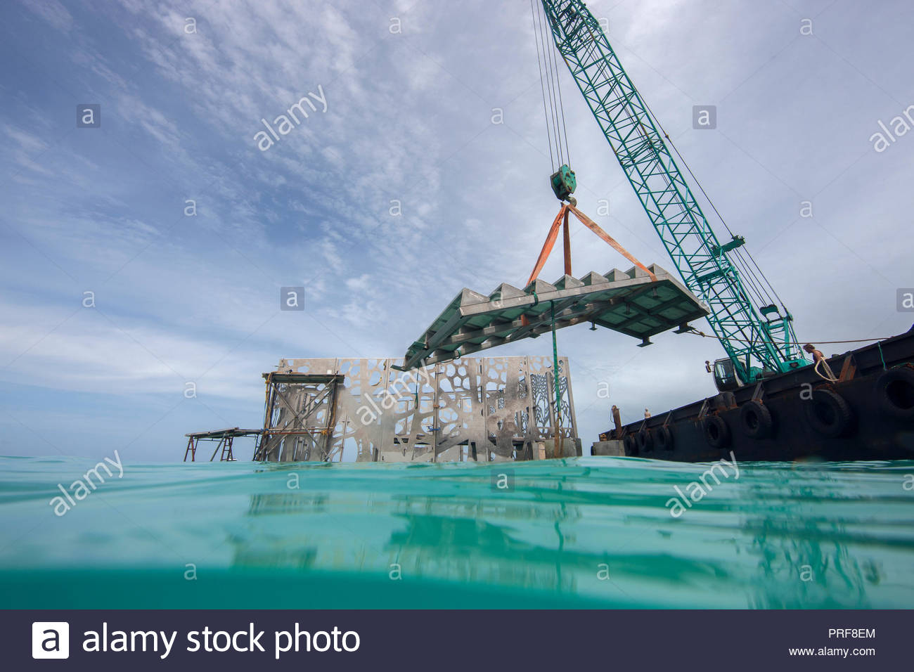 Maldives Construction Stock Photos & Maldives Construction Stock Images ...