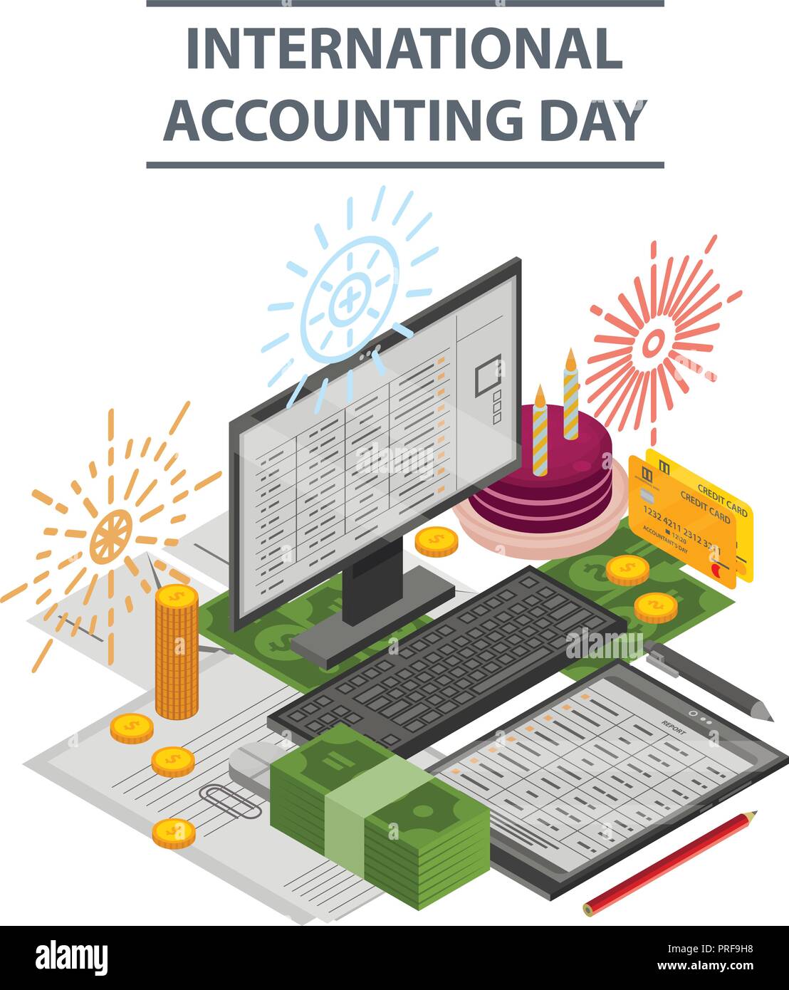 International accounting day Stock Vector Images - Alamy