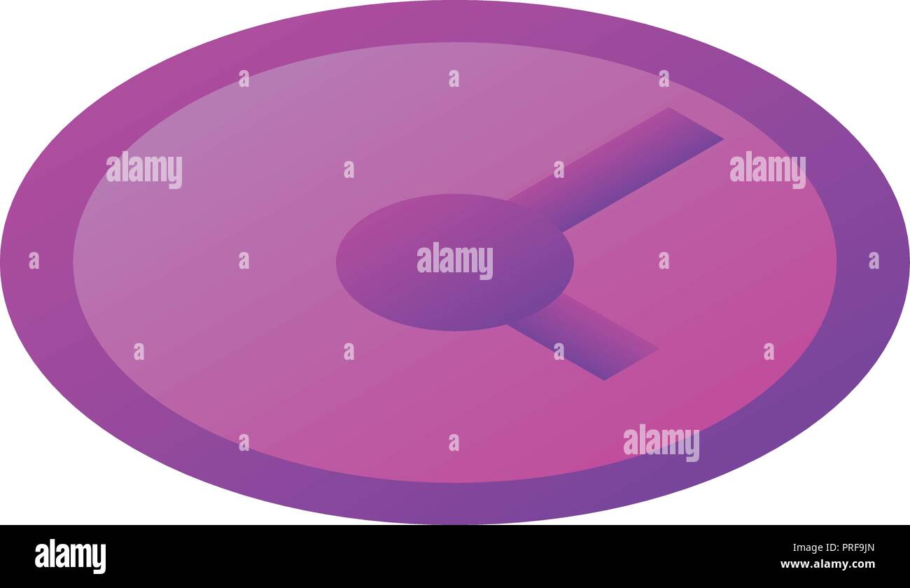 Purple wall clock icon hi-res stock photography and images - Alamy