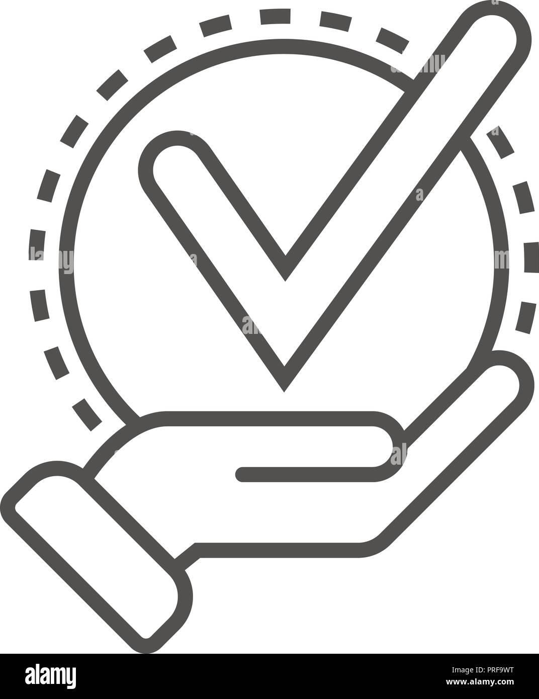 Successful delivery icon, outline style Stock Vector Image & Art - Alamy