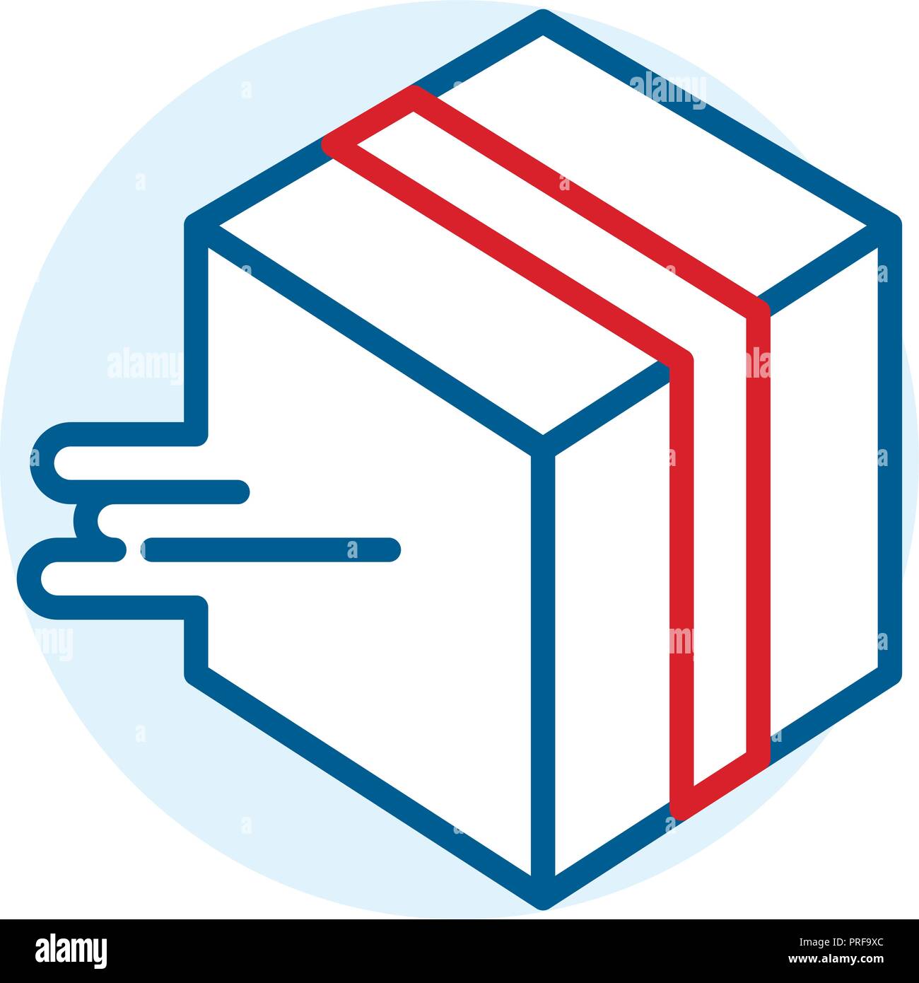 Fast box delivery icon, outline style Stock Vector Image & Art - Alamy