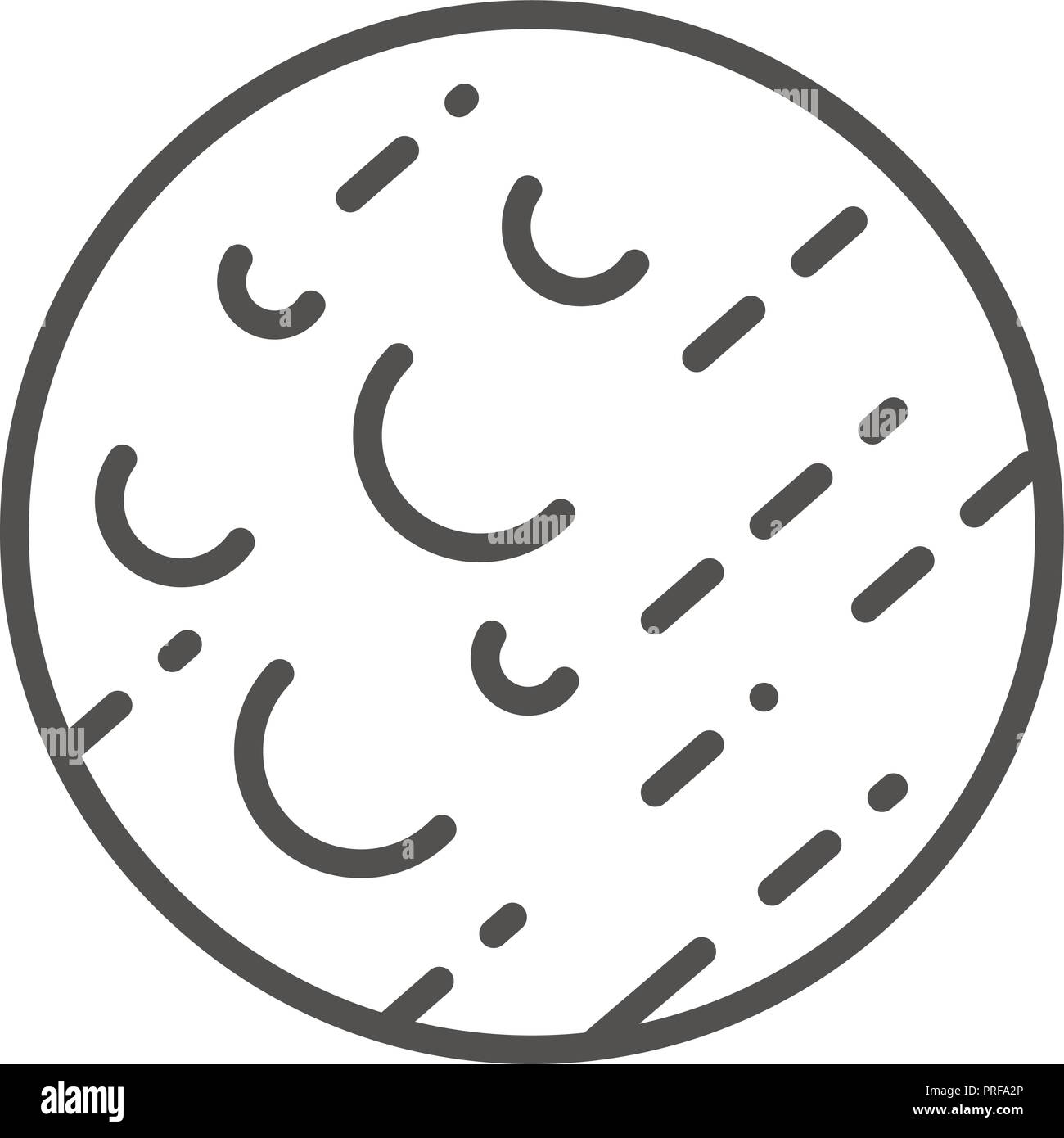 Uranus planet icon, outline style Stock Vector Image & Art - Alamy