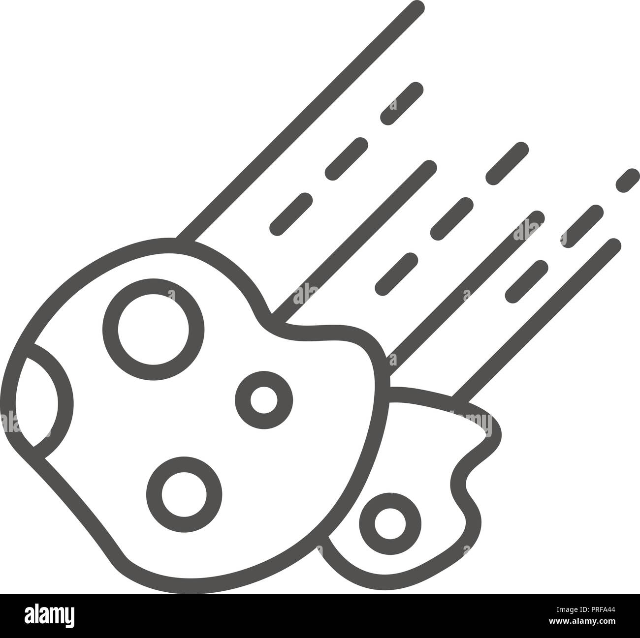 Lunar meteorite isolated Cut Out Stock Images & Pictures - Alamy