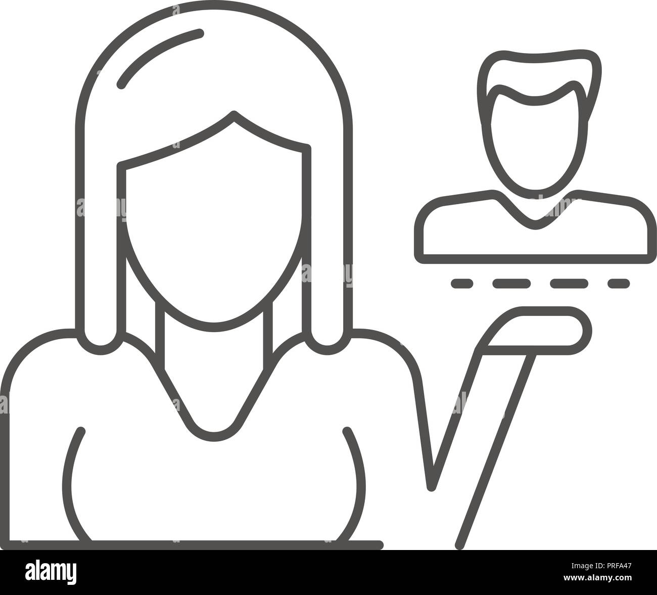 Client retention icon, outline style Stock Vector Image & Art - Alamy