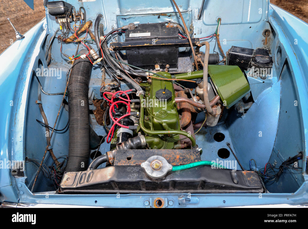 1966 Morris Minor classic British car Stock Photo - Alamy