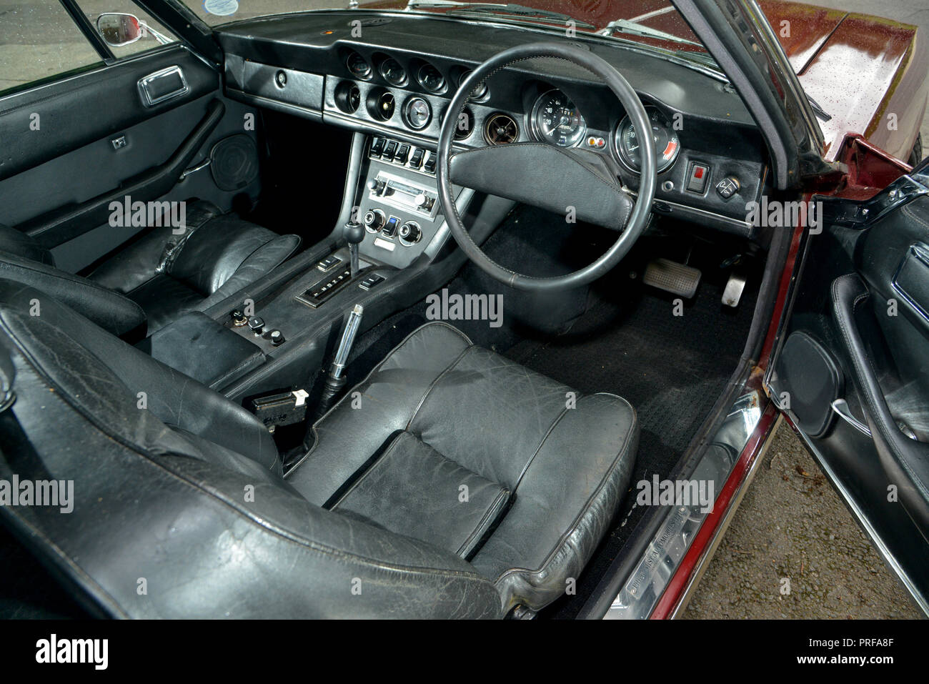 1977 Jensen Interceptor British V8 sports car Stock Photo - Alamy