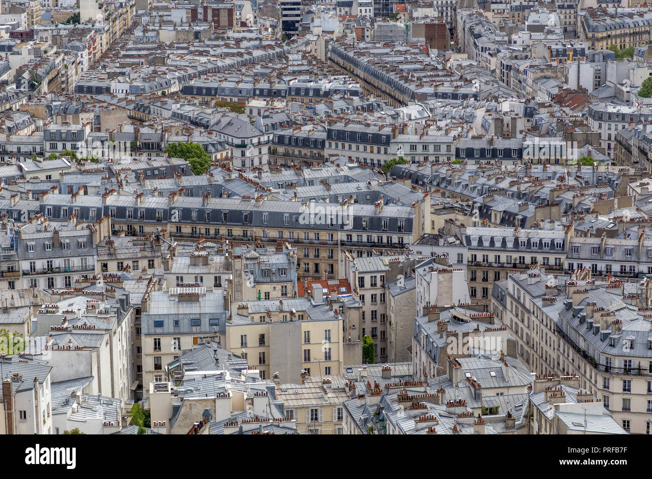 Paris Rooftop View Stock Photo - Alamy