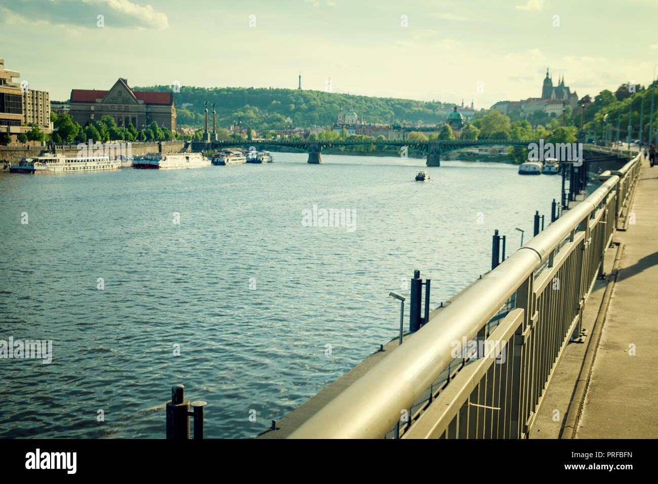 Vltava in Prague Stock Photo - Alamy