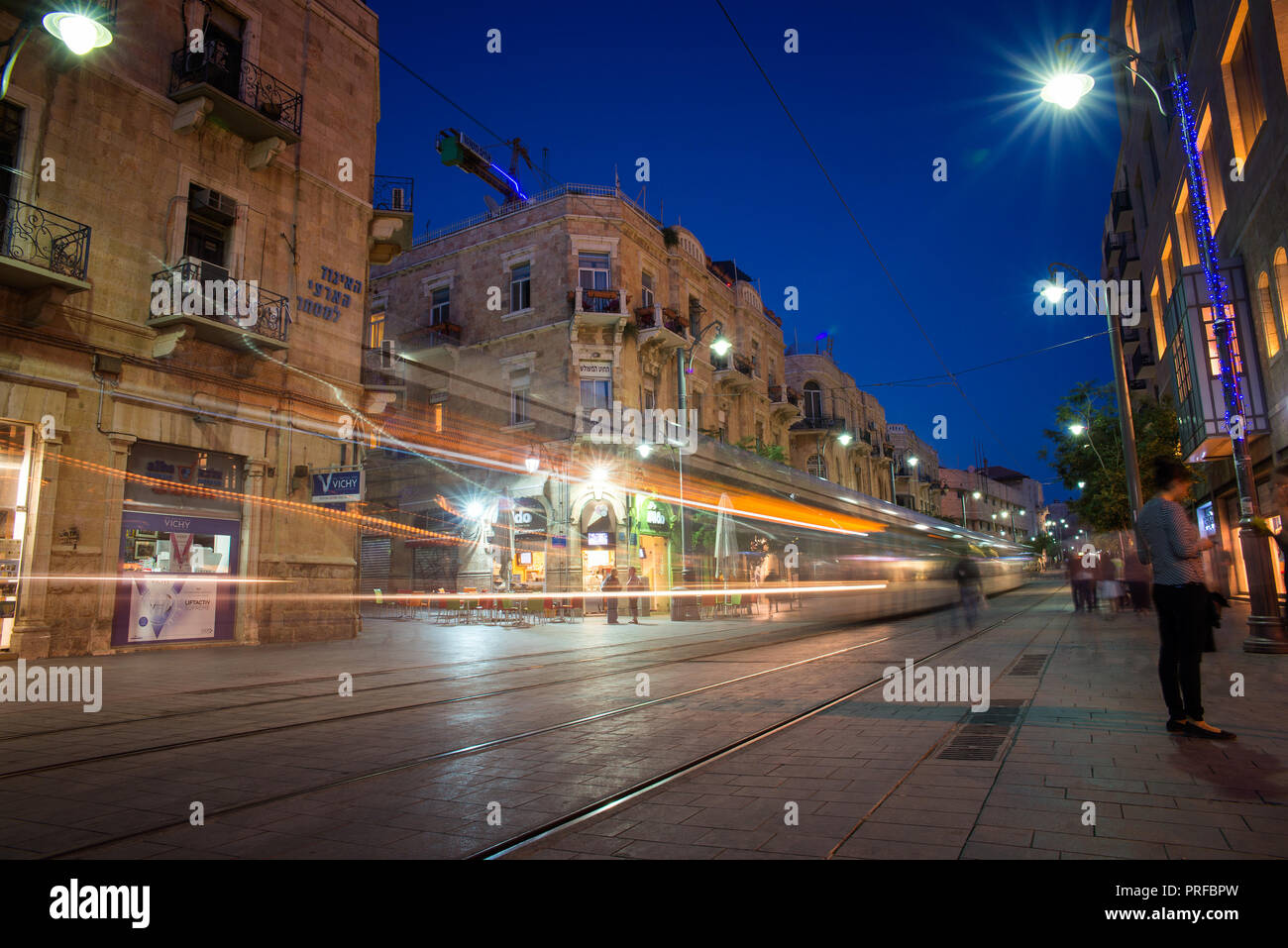 JERUSALEM Jaffa Road Stock Photo - Alamy