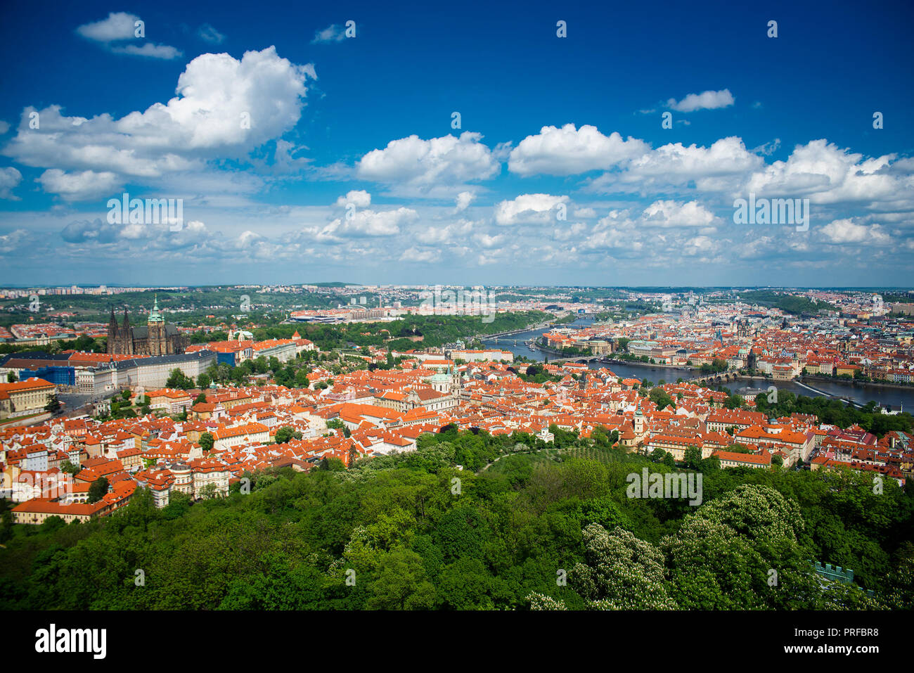 Prague vitus roof hi-res stock photography and images - Alamy