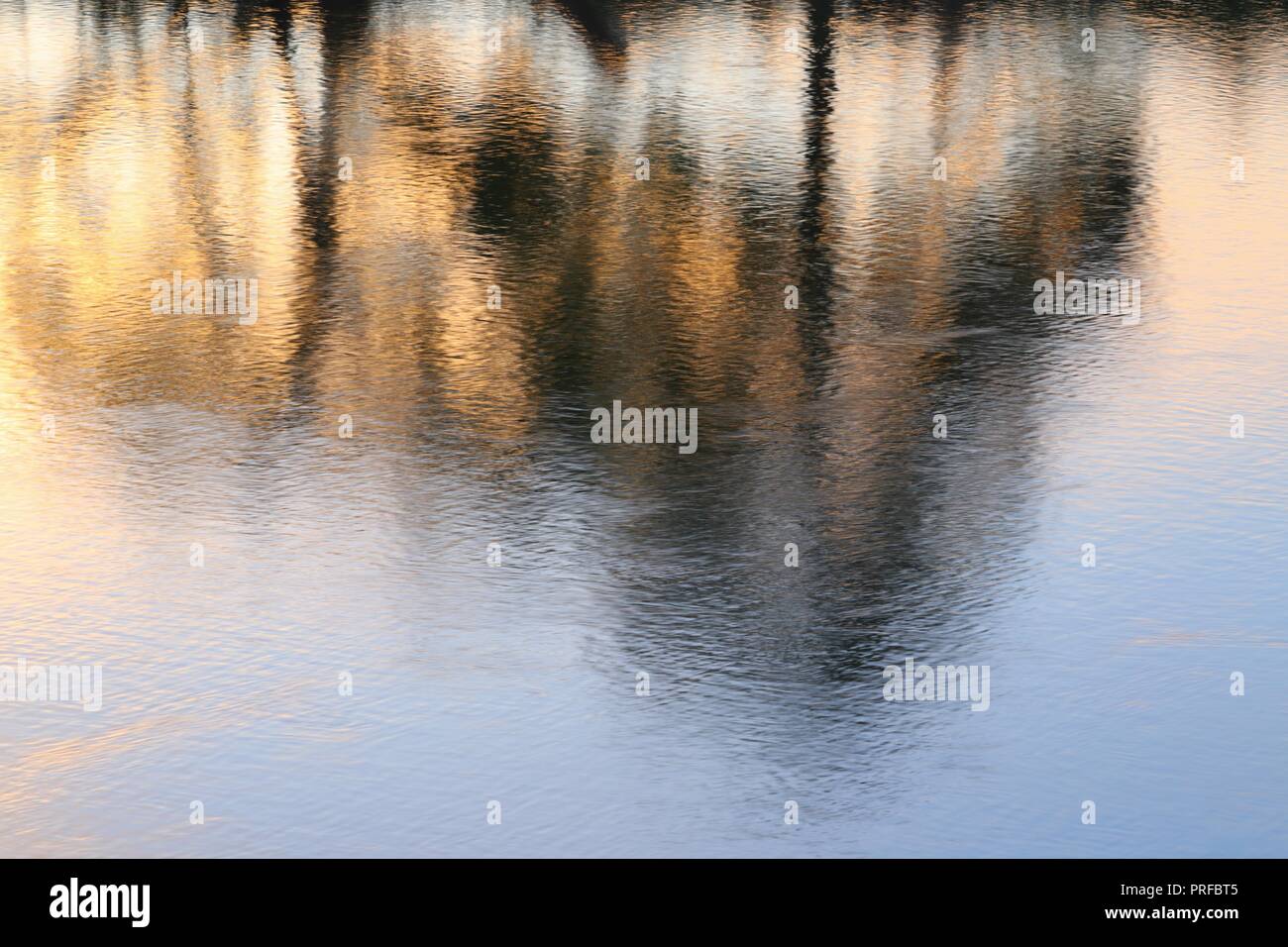 Colorful water texture reflex hi-res stock photography and images - Alamy