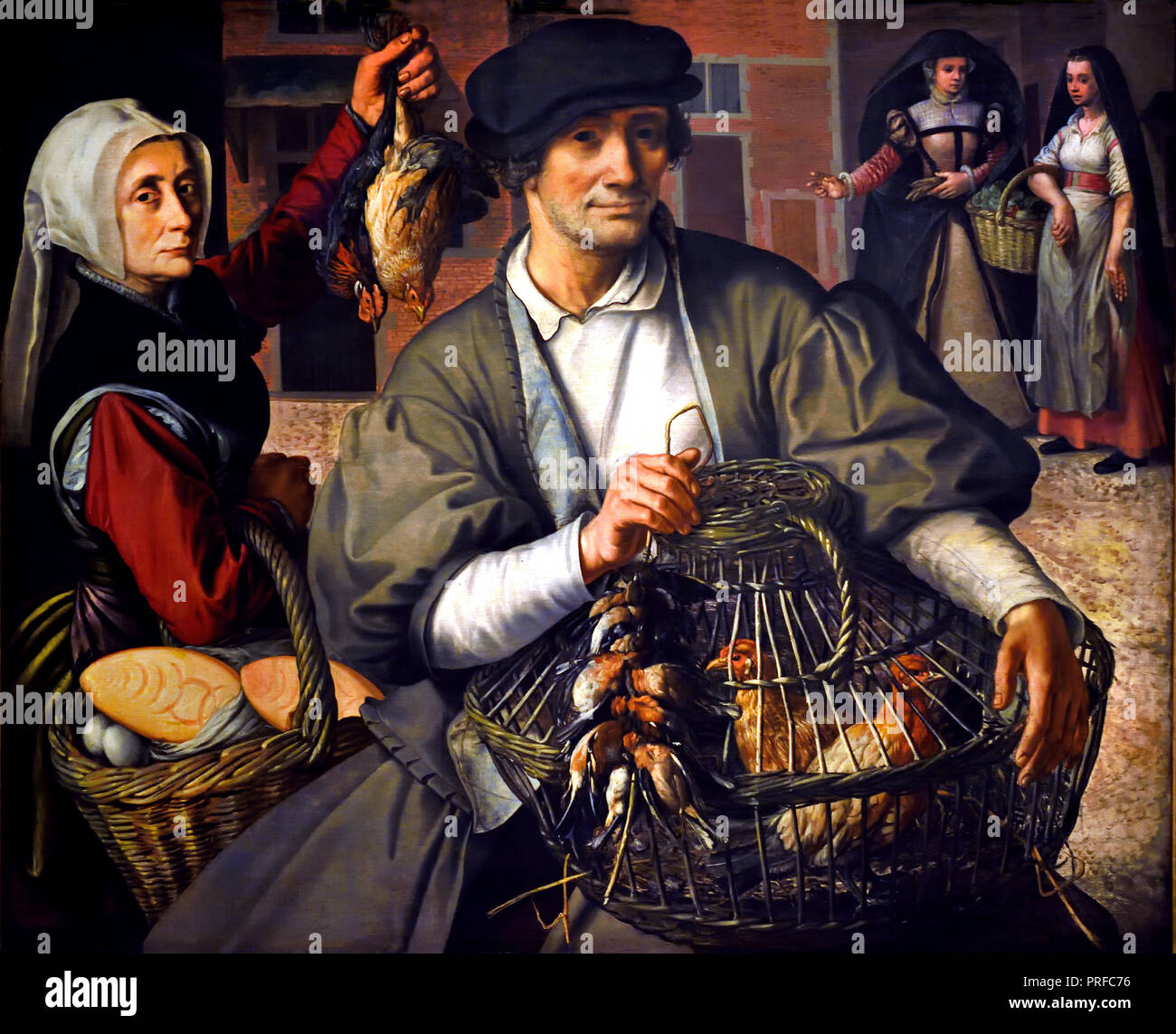 Market Scene 1560-1565 by Pieter Aertsen, 1508-1575, Dutch, The ...