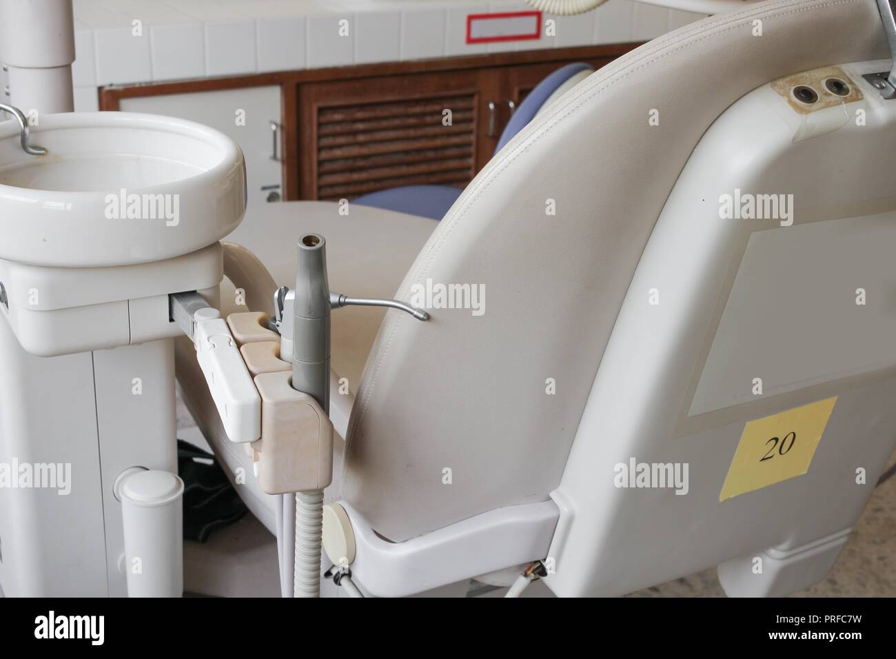Medical equipment Different dental instruments and specialized treat ...