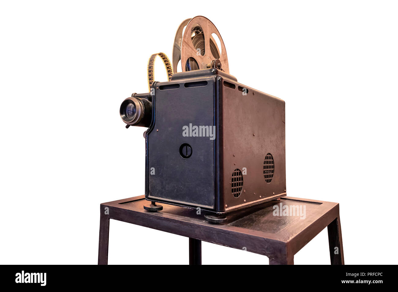 Old movie proyector from 1930 - 1940 Stock Photo - Alamy