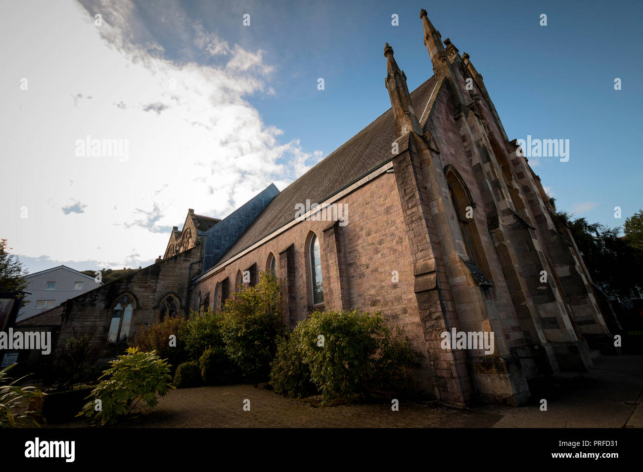 Port Glasgow Scotland Landmark Buildings & River Clyde Coast Line Stock ...