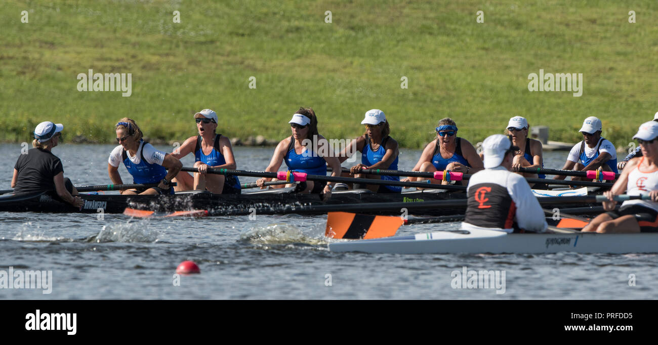 Sarasota, Florida, USA 27th September 2018. USA Masters Women's Eights ...