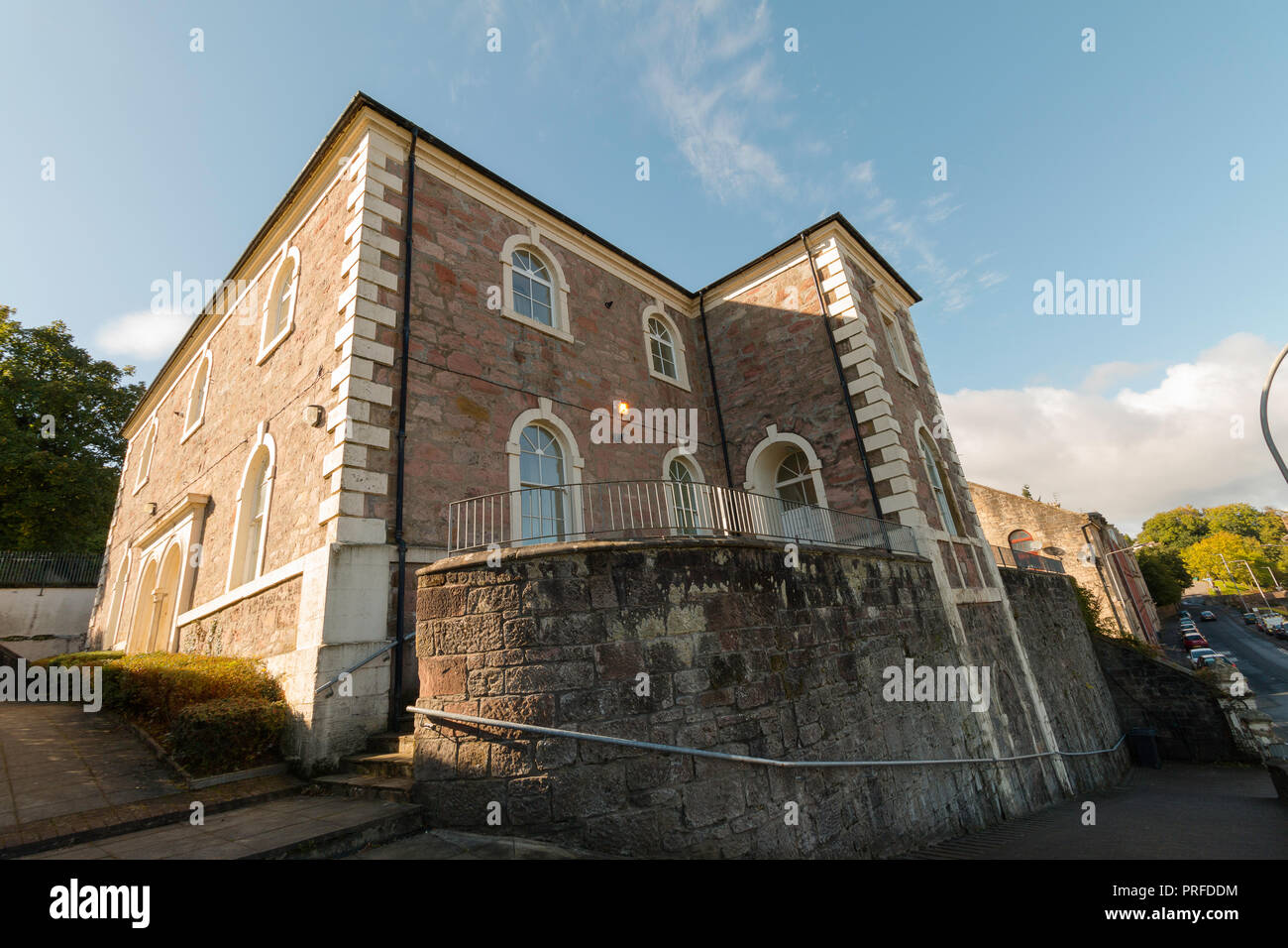 Port Glasgow Scotland Landmark Buildings & River Clyde Coast Line Stock ...
