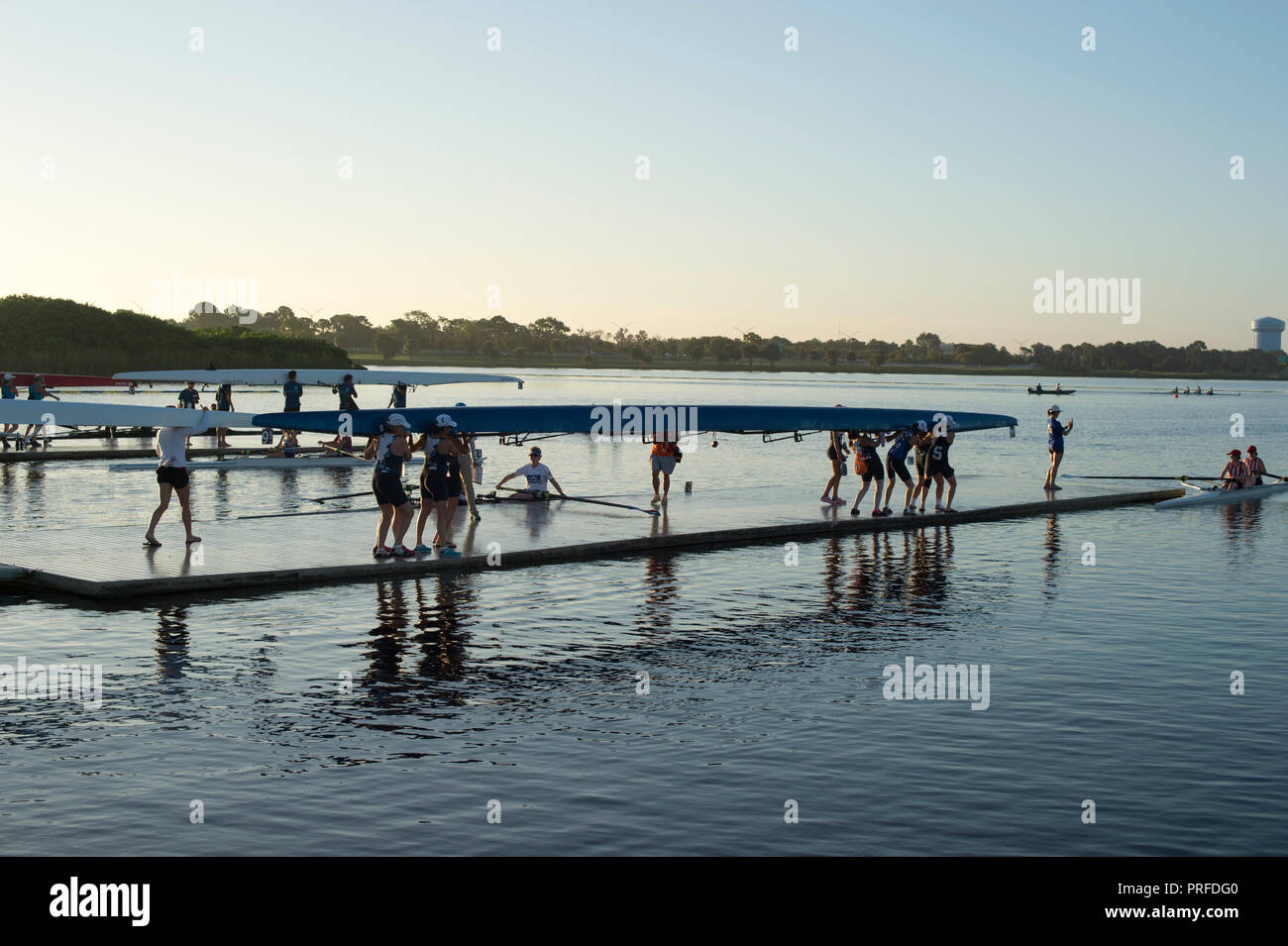 Sarasota, Florida, USA 29th September 2018. FISA, Boating Area, sunrise ...