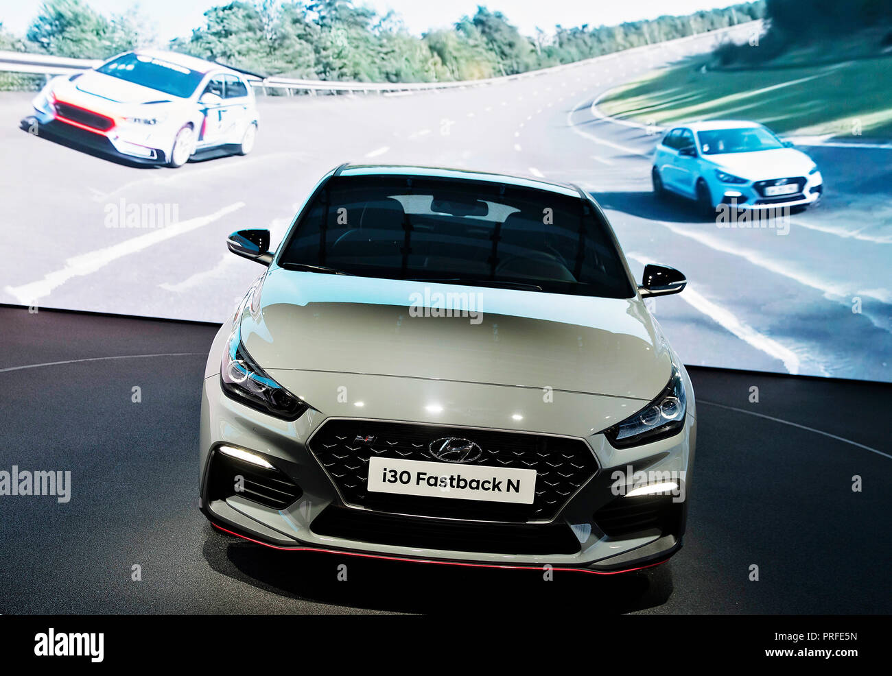 Sport car Hyundai i30 Fastback N was unveiled in the World Premiere ...