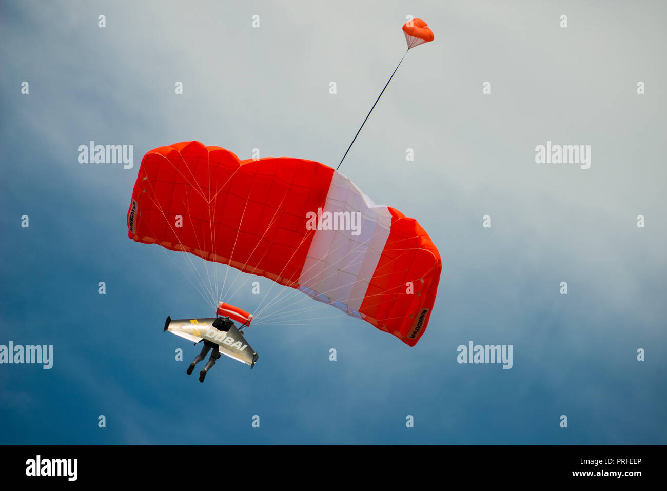 Jetman Yves Rossy Flying with his Jet Wing Pack in Locarno, Switzerland ...