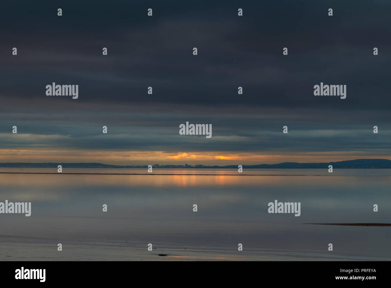 Sunlight reflection on the sea Stock Photo - Alamy
