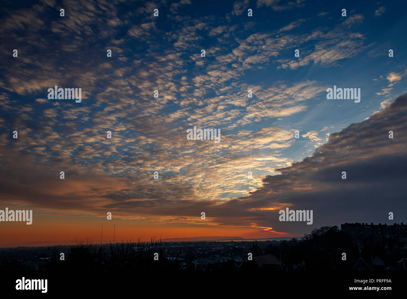 Lovely sunset clear sky hi-res stock photography and images - Alamy