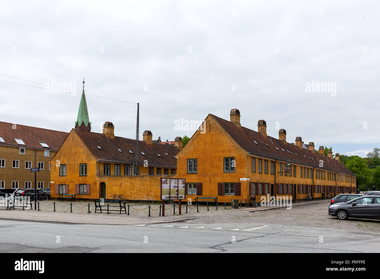 Nyboder district in Copenhagen Stock Photo - Alamy