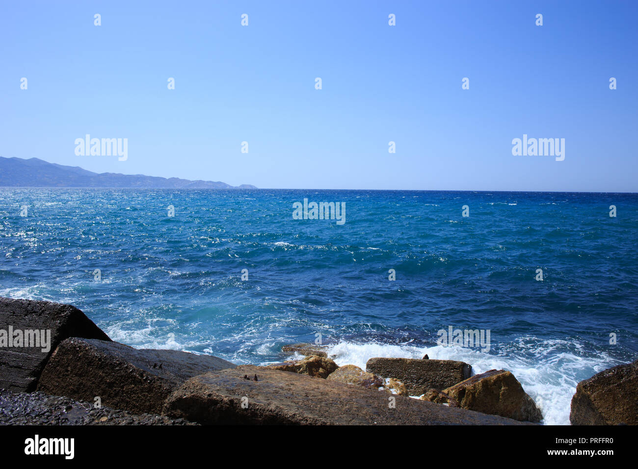 Blue sea landscape hi-res stock photography and images - Alamy