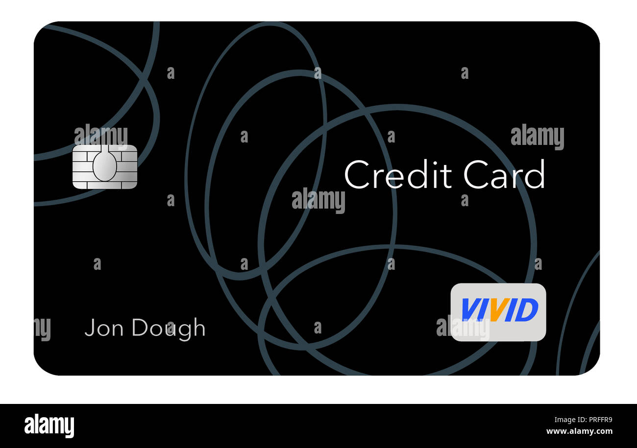 MODERN DESIGN CREDIT CARD- Here is a generic credit card with a minimal ...