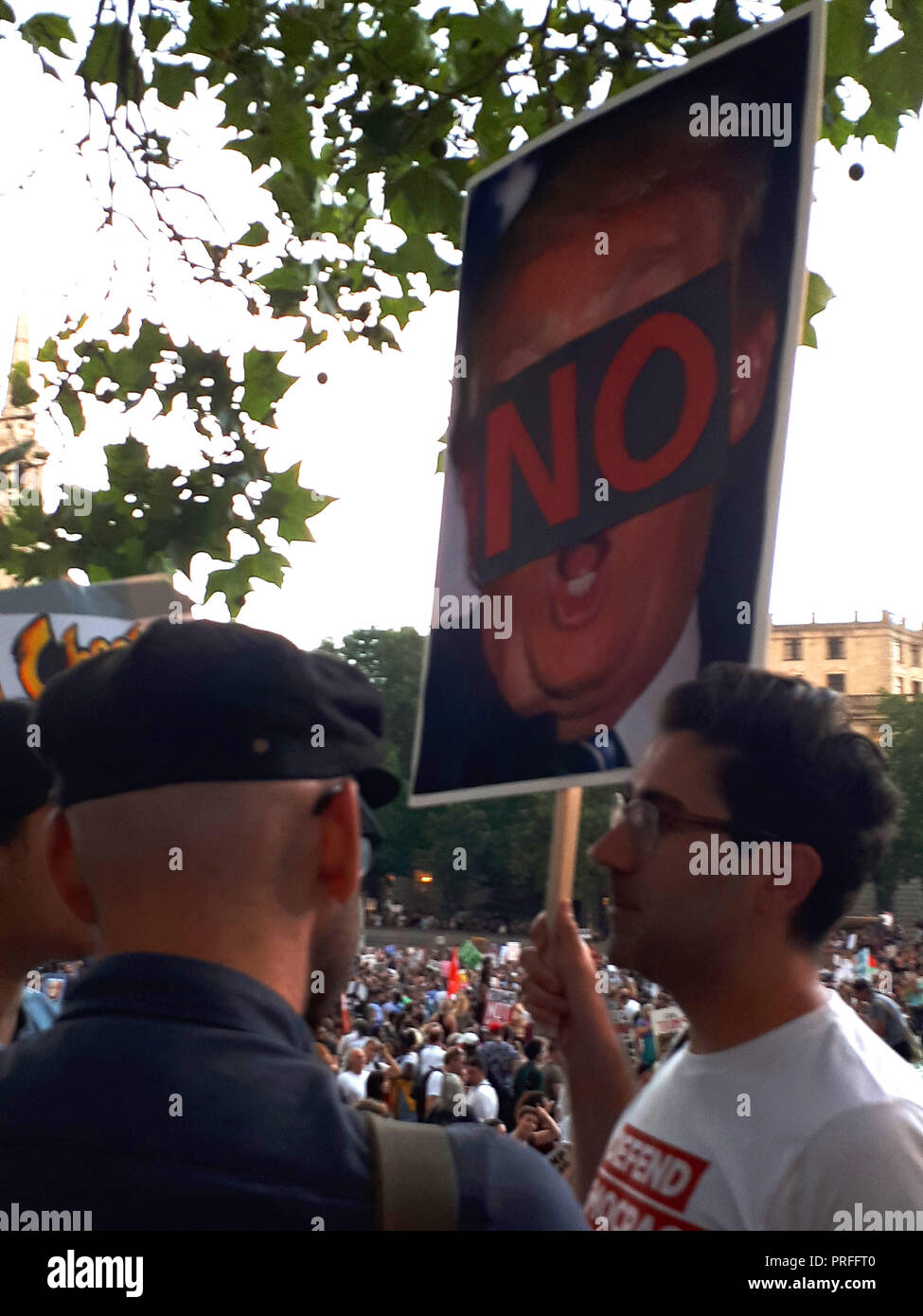 Tump protest hi-res stock photography and images - Alamy