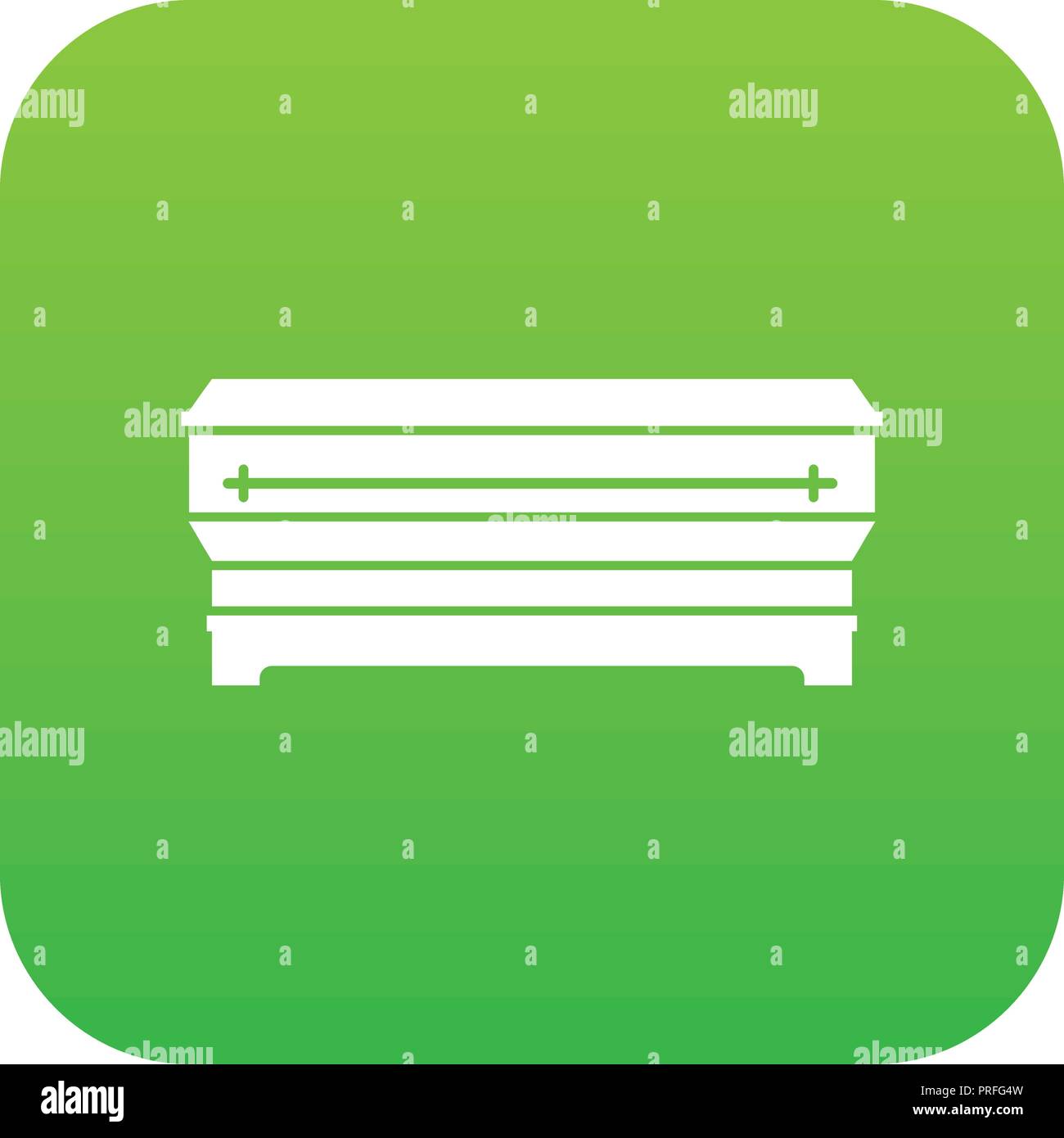 Coffin icon digital green Stock Vector Image & Art - Alamy