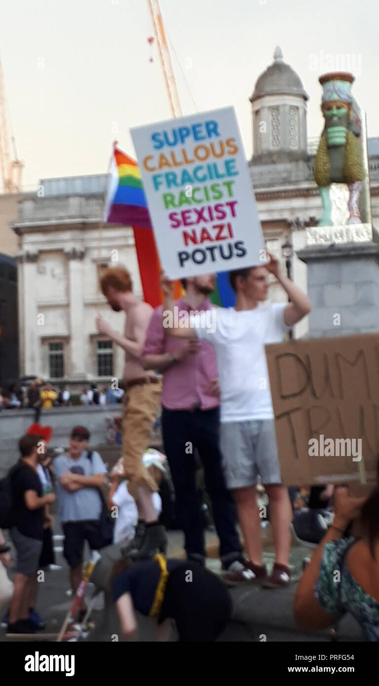 Gay pride march placard hi-res stock photography and images - Alamy