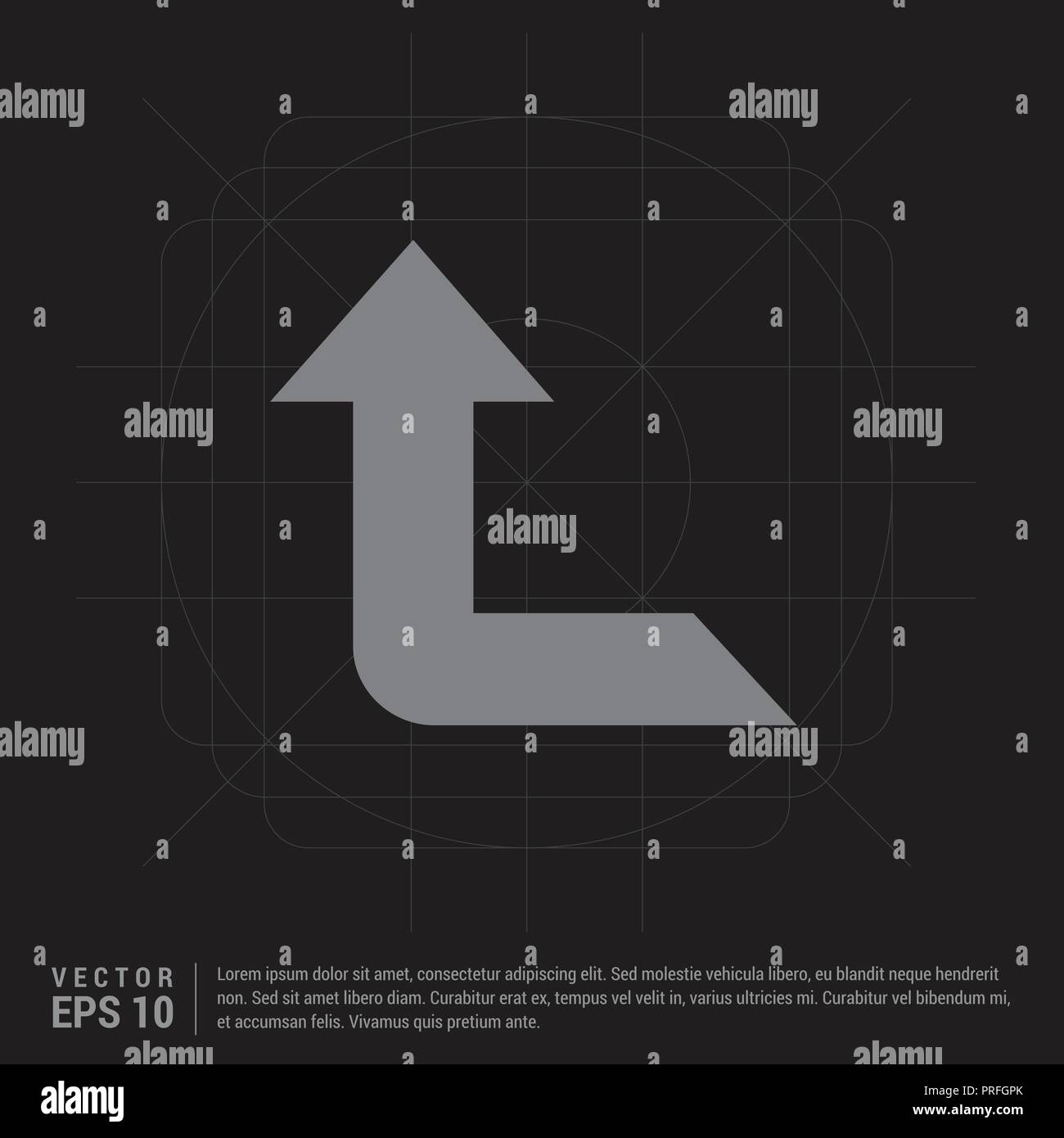 Upper Arrow Icon Stock Vector Image & Art - Alamy